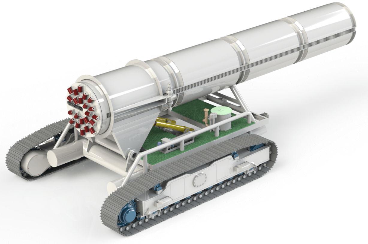 UMS - Crawler mounted underwater bulk sampling drill rig | ADP Group of ...