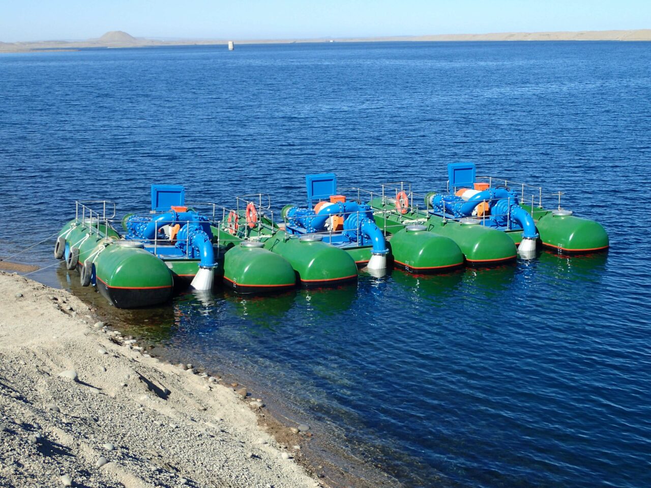 Dewatering Plant with Pontoon Pump Installation | ADP Namibia